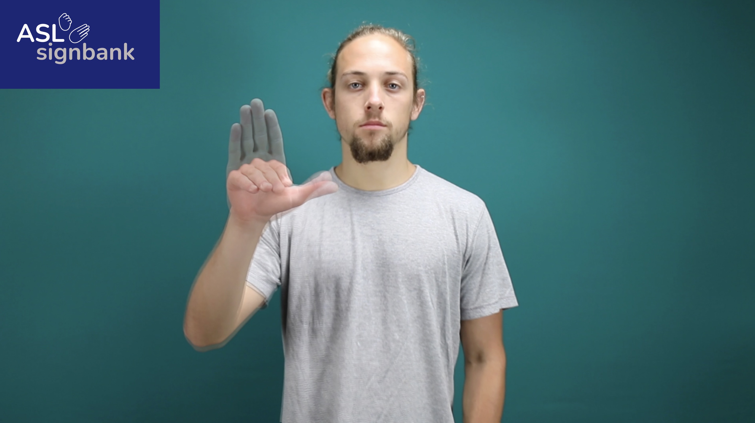 Sign for BYE-BYE
